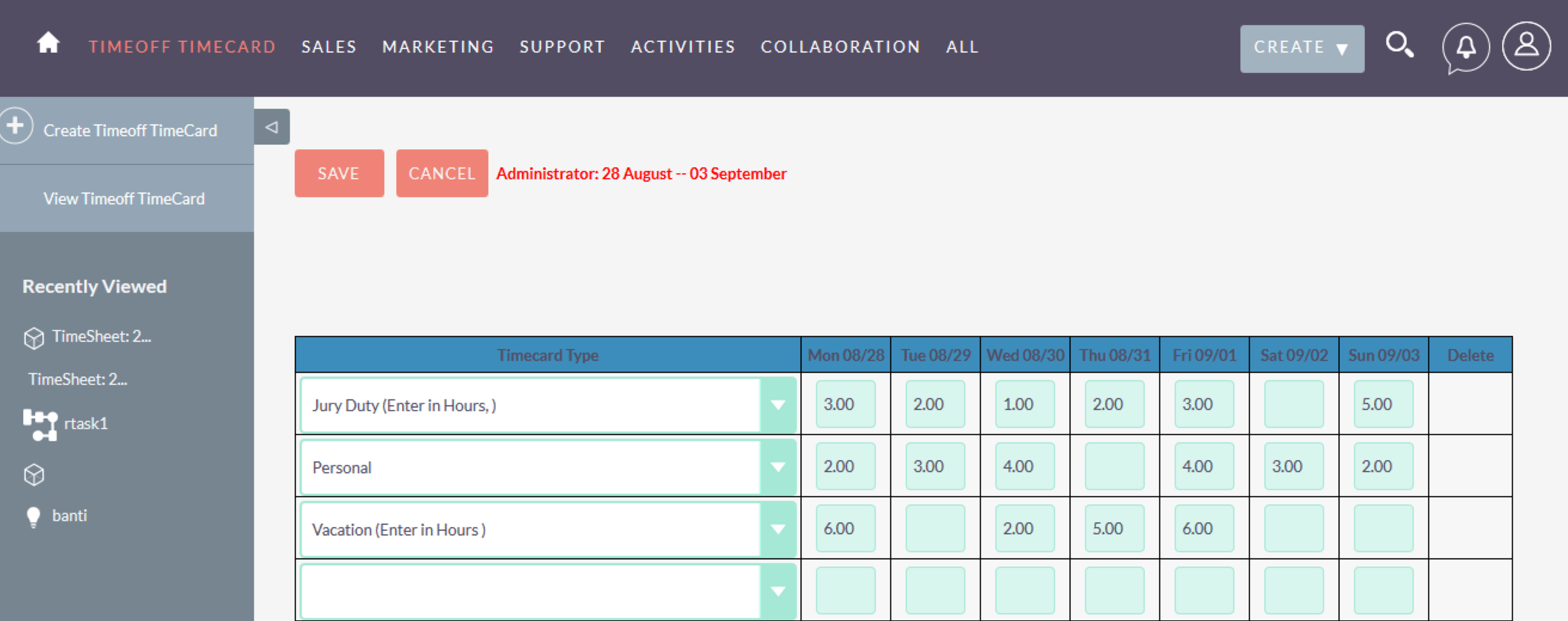 Timesheet Ninja Enterprise | SuiteCRM Module